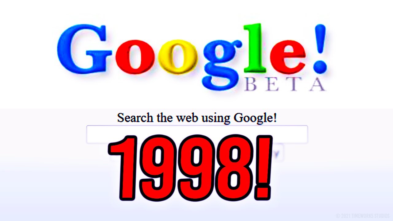 Google in 1998 - Retro Search Simulator Online
